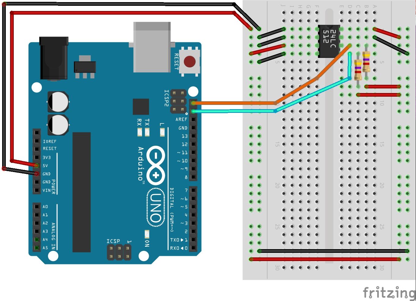 Reading and Writing Data to External EEPROM Using Arduino : 5 Steps ...