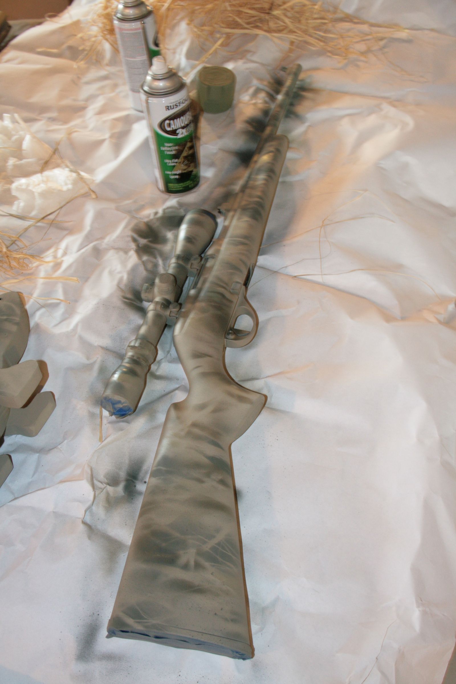 How To Spray Paint A Rifle : What materials will be needed (aside from ...