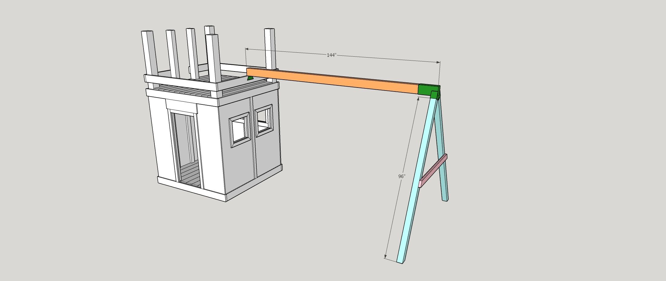 DIY Playhouse & Swing Set : 19 Steps - Instructables