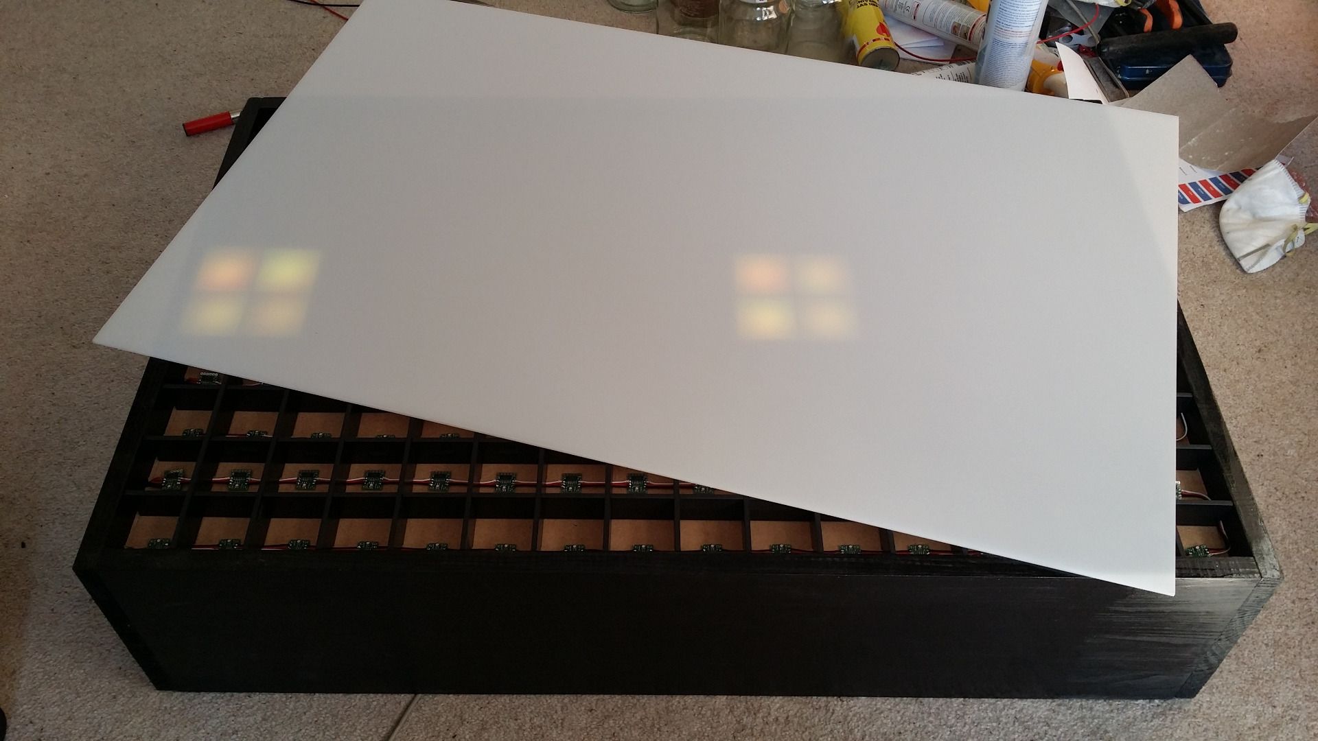 RGB LED Pixel Touch Reactive Gaming Table : 19 Steps (with Pictures ...