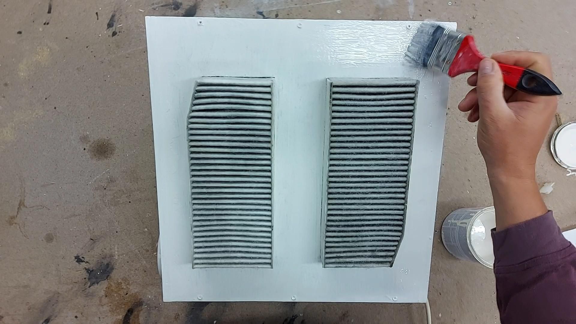 Workshop Air Filter With Old Car Filter : 11 Steps (with Pictures ...