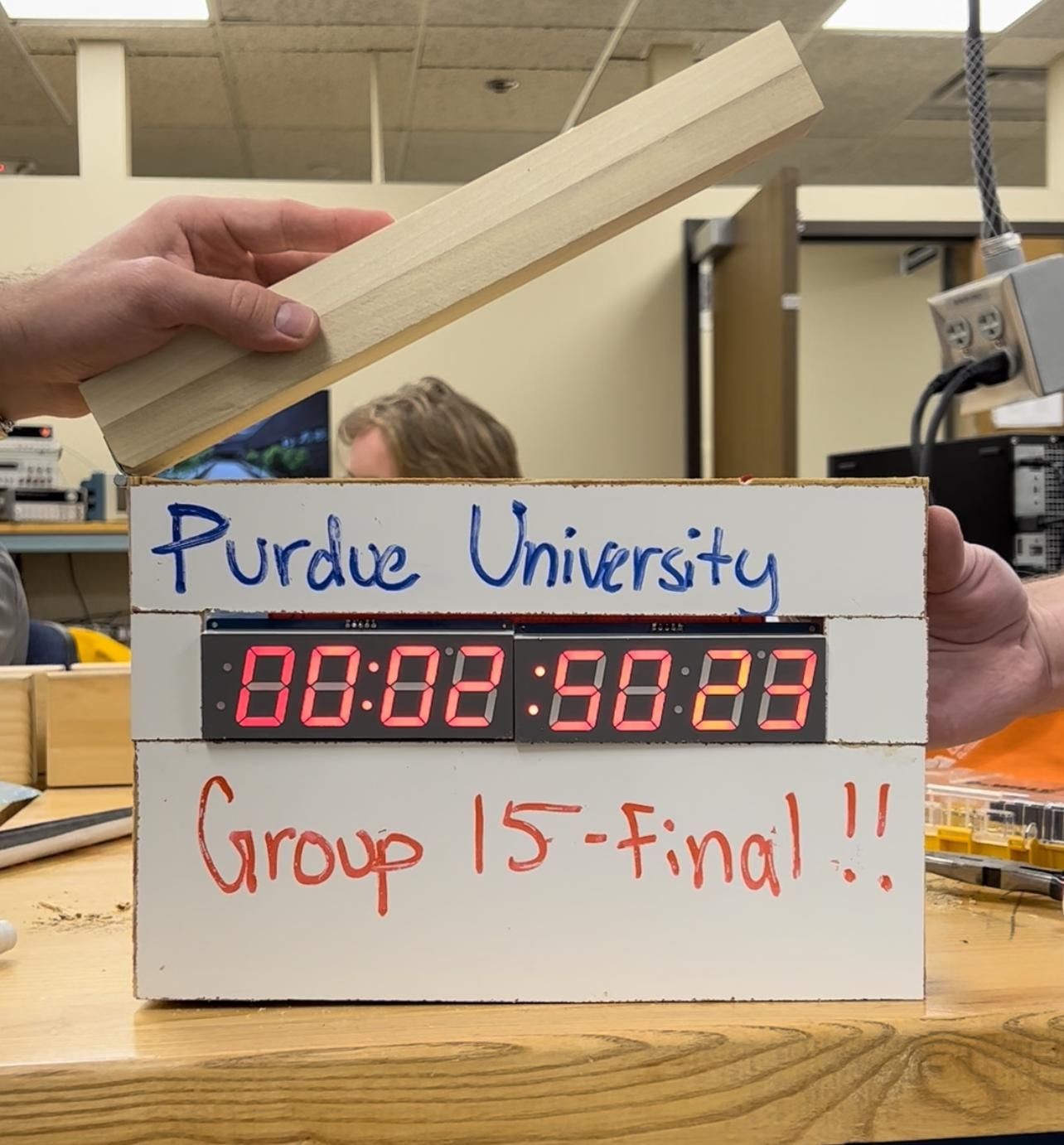 Clapperboard With Built-In SMPTE Timecode Display : 14 Steps (with ...
