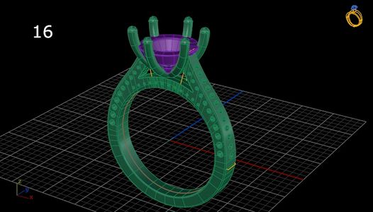Custom Platinum Engagement Ring- From CAD to Finish : 15 Steps ...