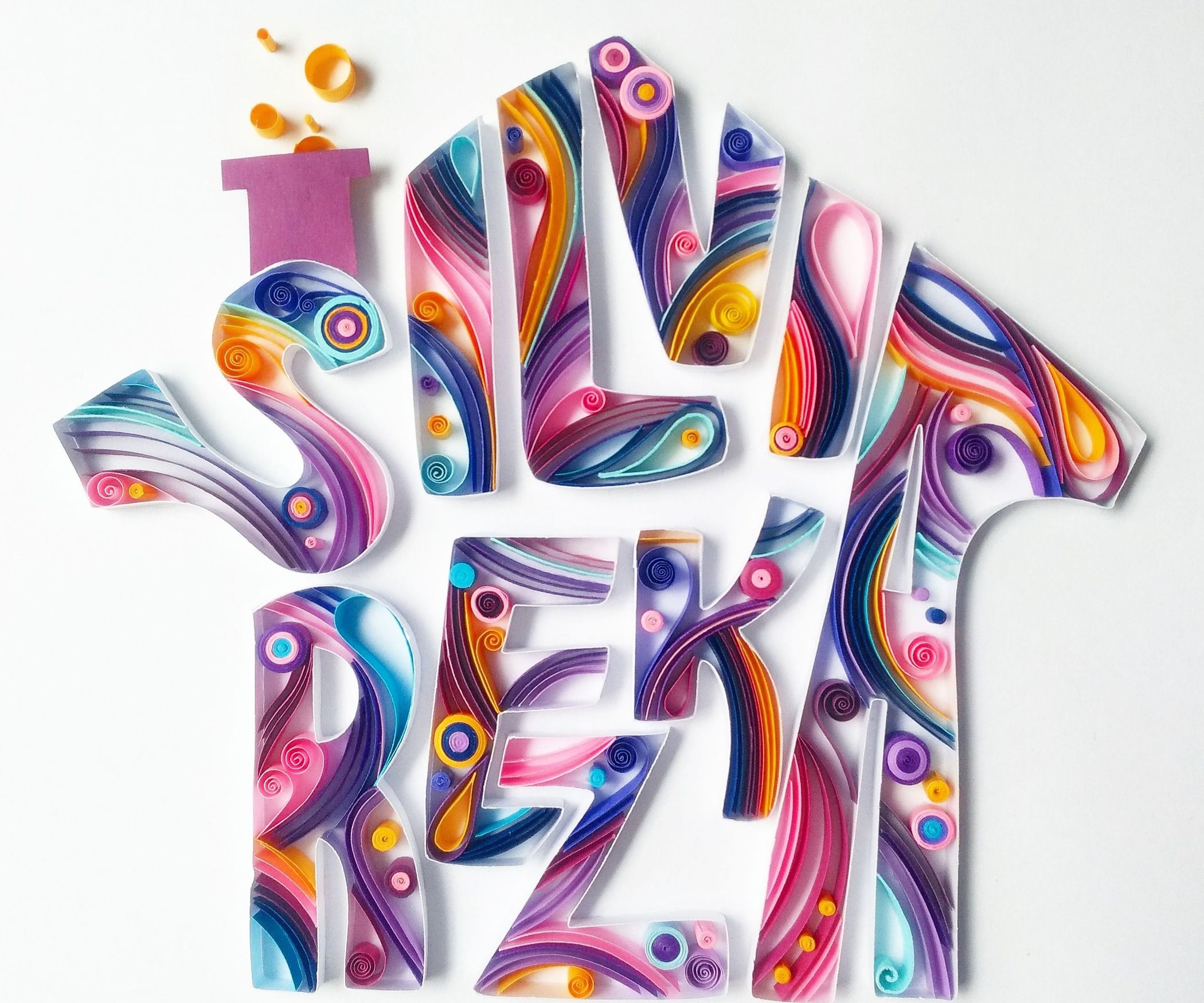 Paper Quilling Typography : 6 Steps (with Pictures) - Instructables