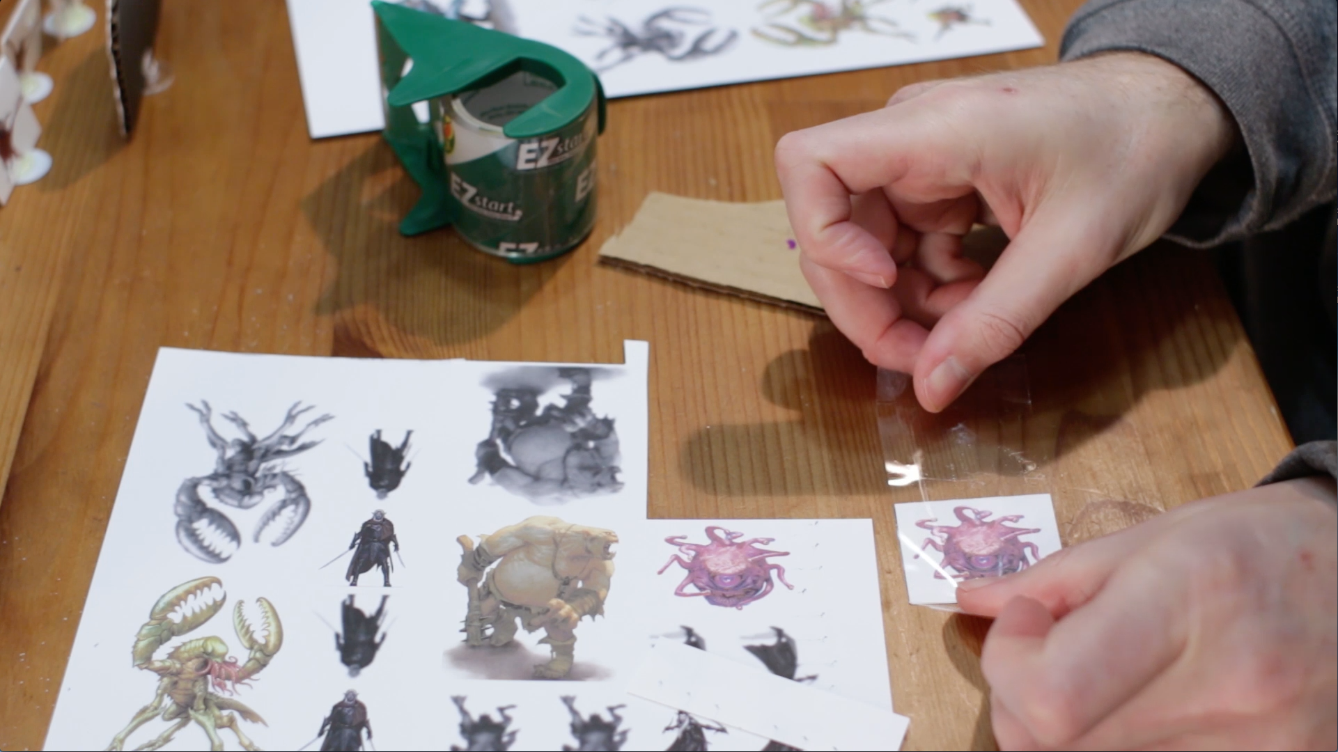 Dungeons and Dragons Paper Miniatures (Pathfinder, Warhammer, Etc ...