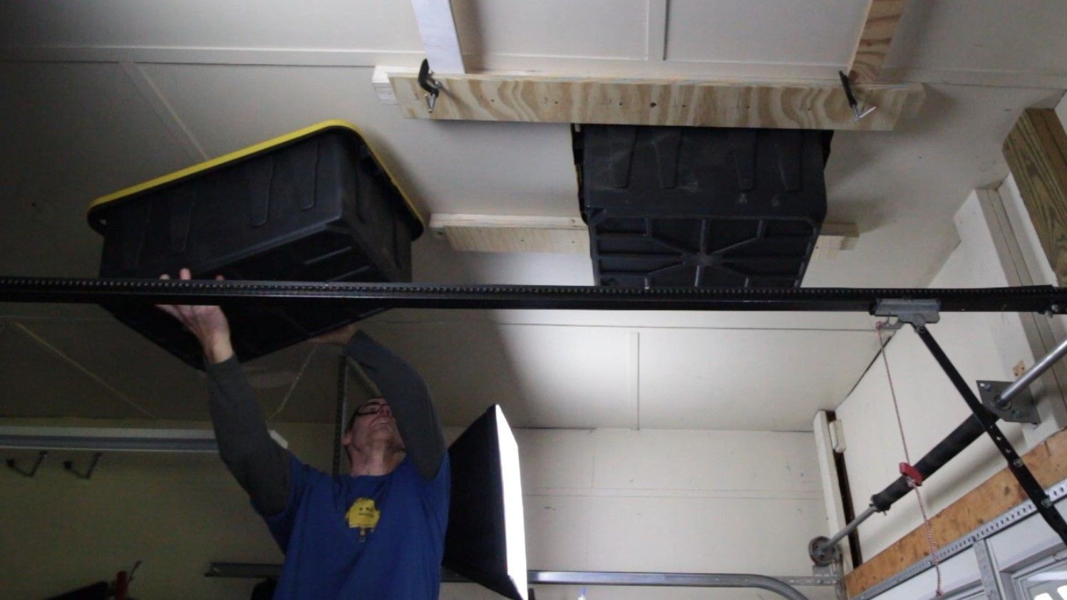 Over Garage Door Storage : 10 Steps (with Pictures) - Instructables