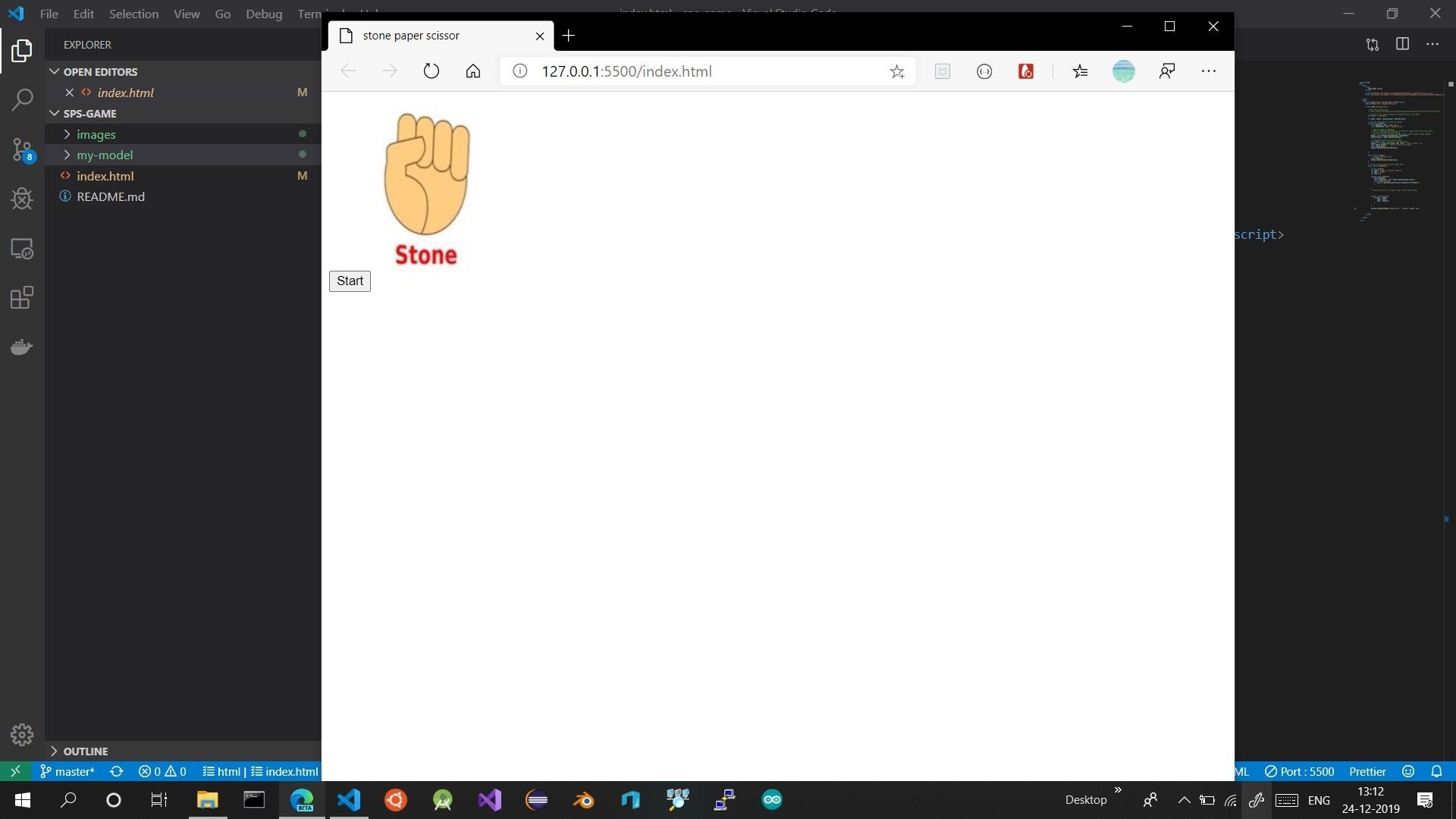 Stone Paper Scissor Game : 6 Steps - Instructables