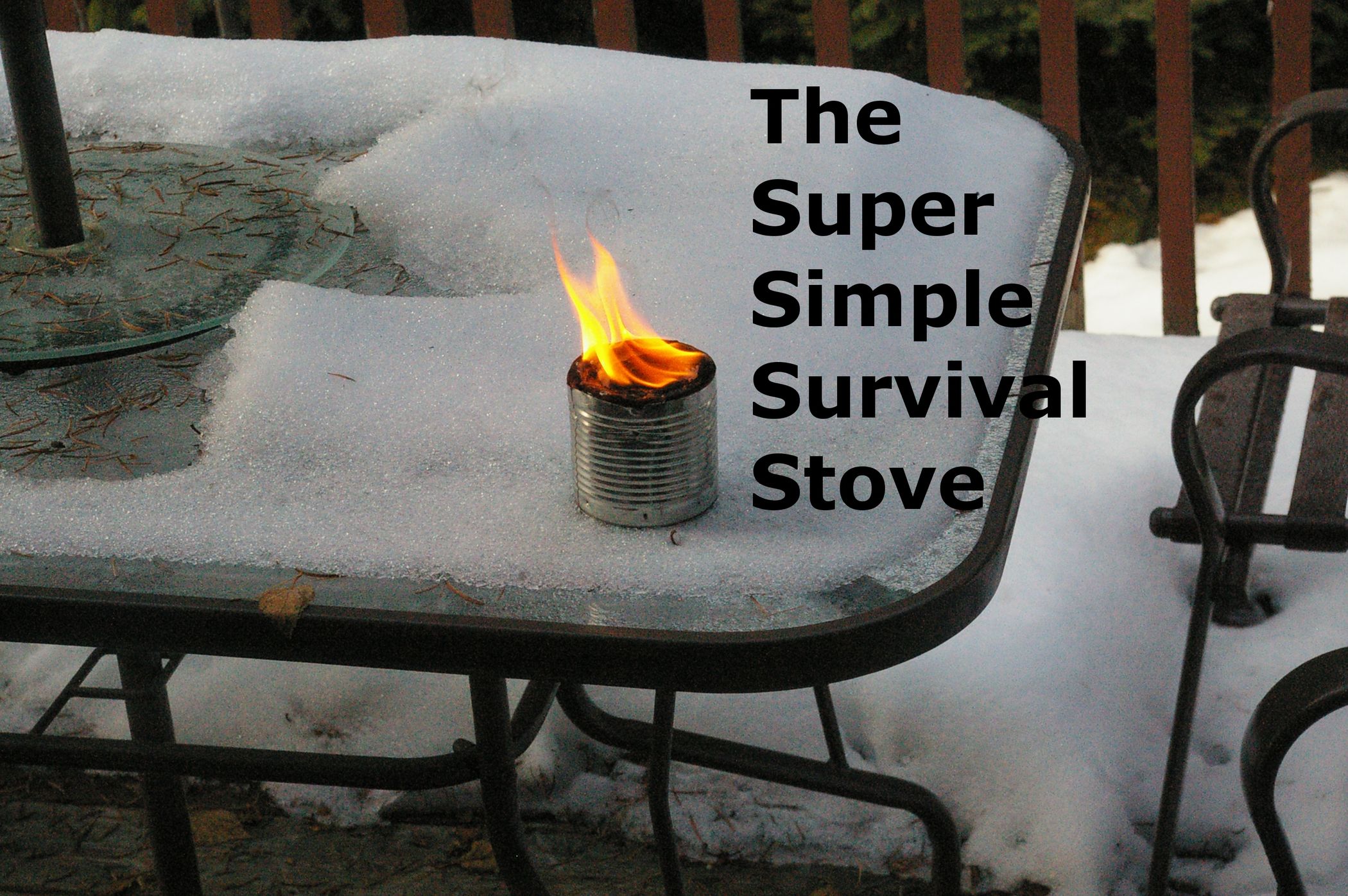 Super Simple Survival Stove : 9 Steps - Instructables