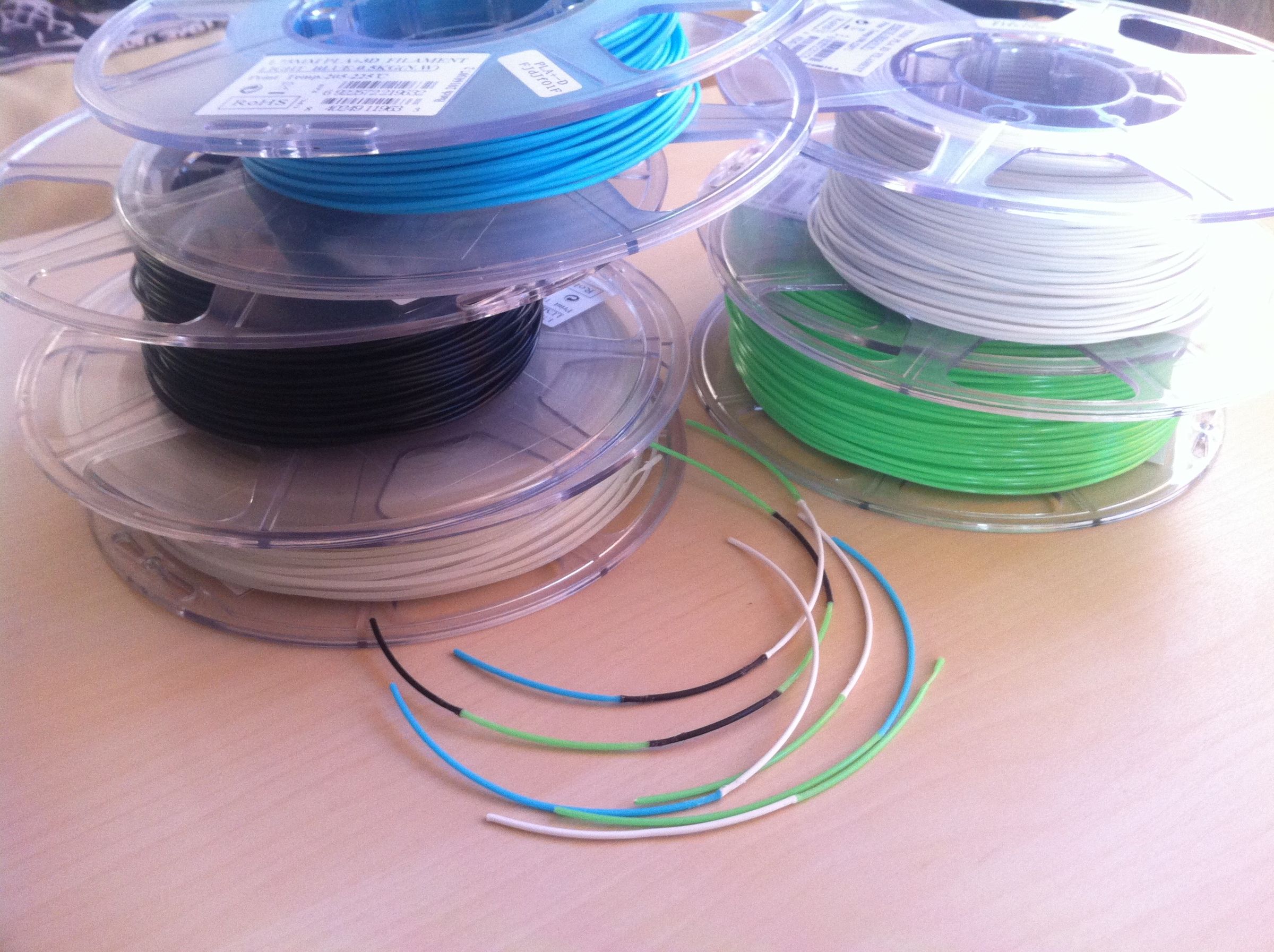 DIY Multicolor Fused Filaments: Review & New Technique : 6 Steps (with ...