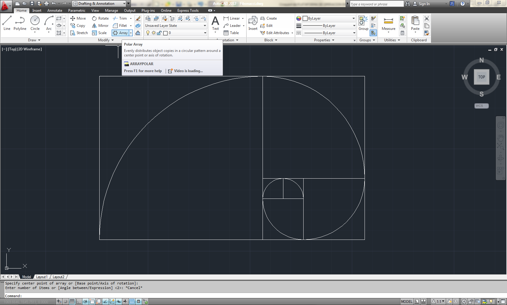 Fibonacci Sequence AutoCad - Instructables