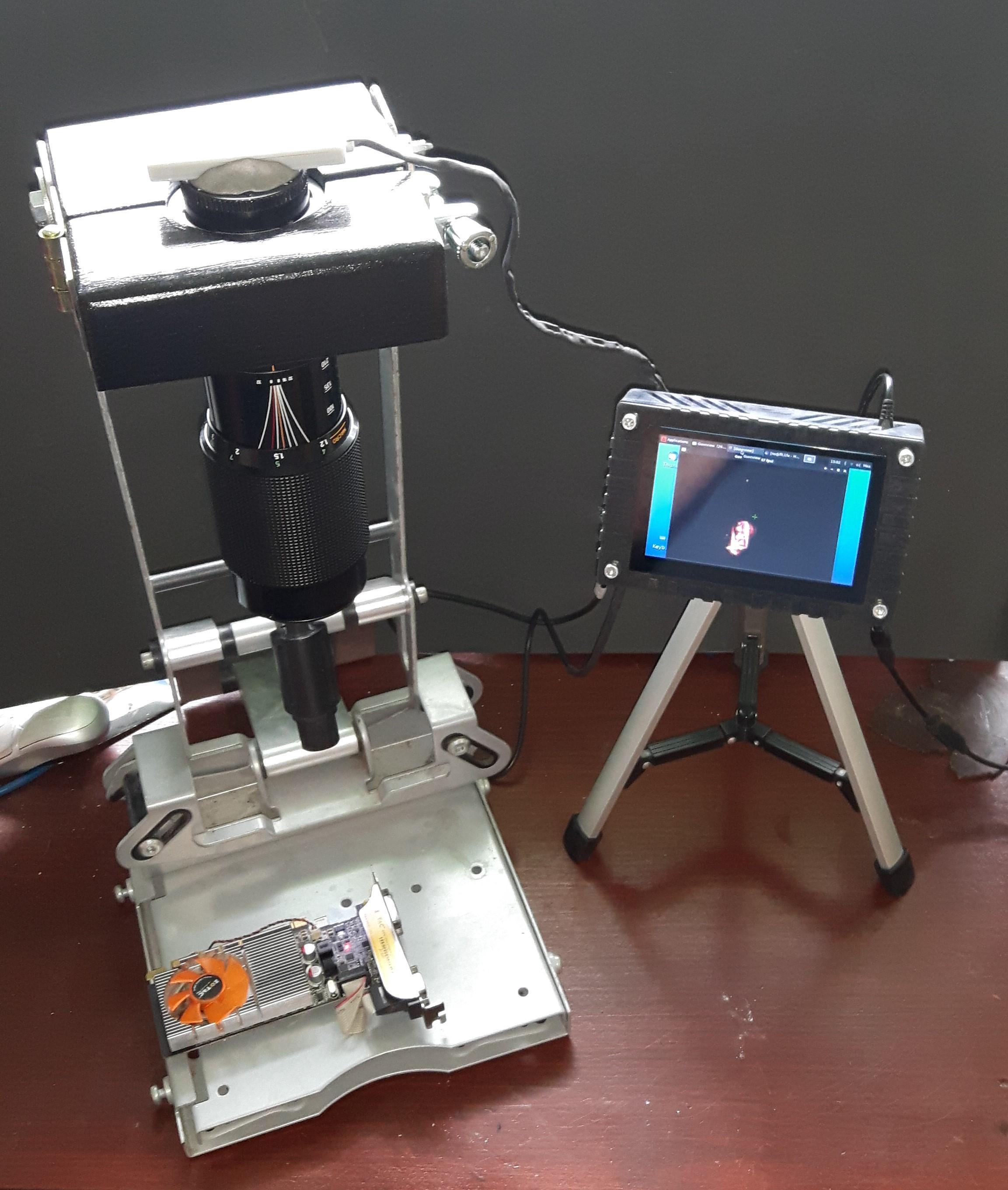 Soldering Microscope From SLR Zoom Lens and TV Wall Mount : 14 Steps ...