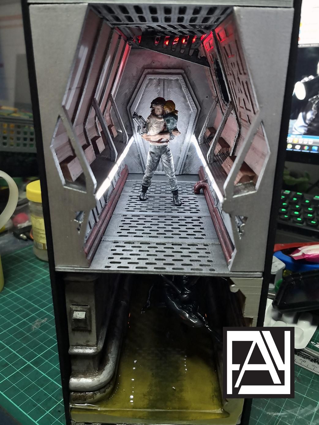 Aliens Movie Book Nook Diorama : 7 Steps (with Pictures) - Instructables