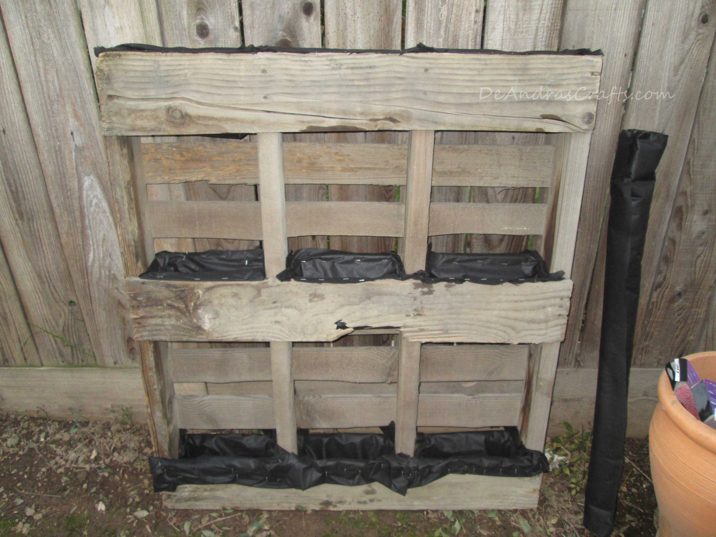Upright Pallet (Container) Gardens : 6 Steps (with Pictures ...