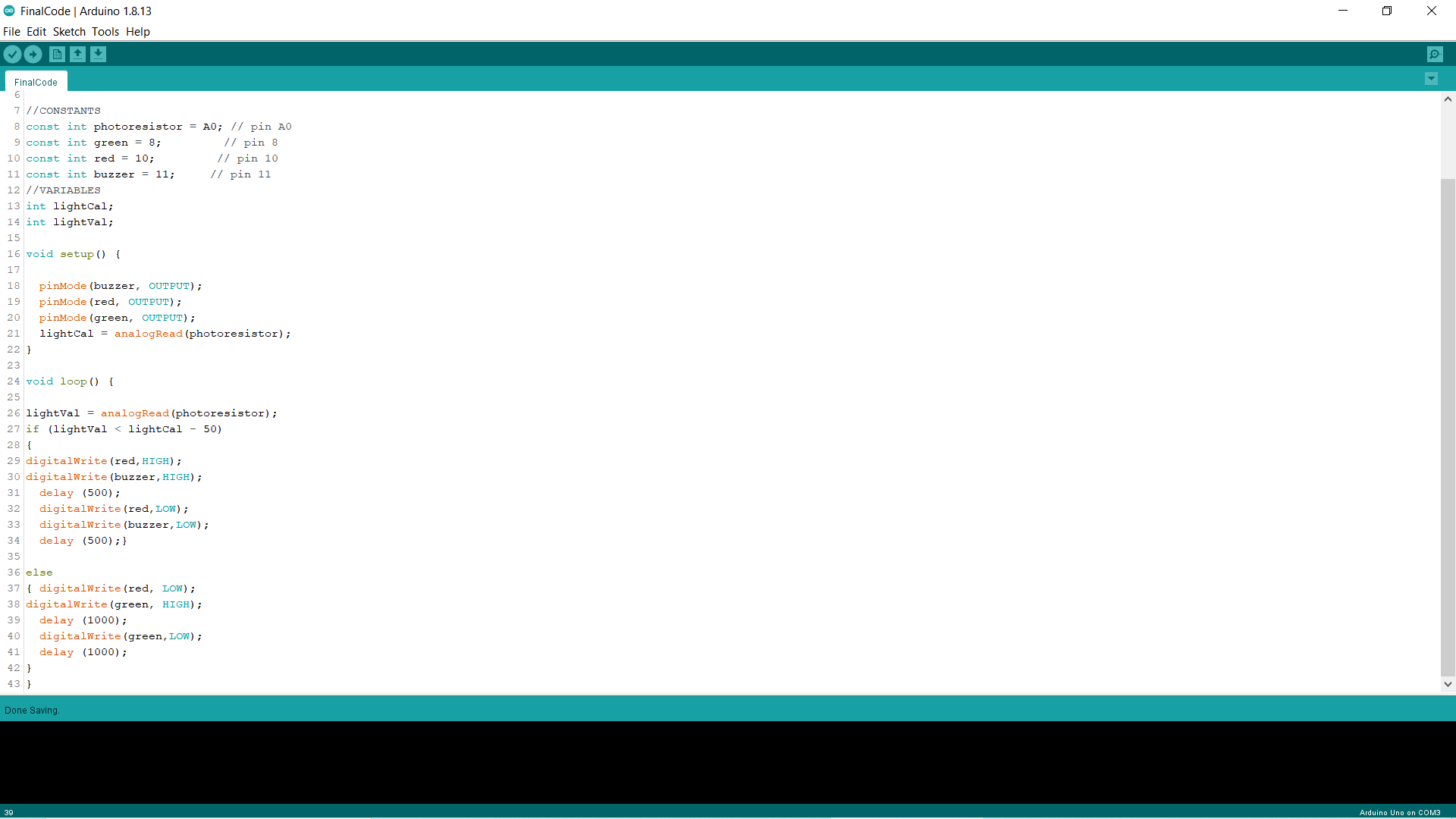 How to Use a Photoresistor and Active Buzzer With Arduino. : 3 Steps ...