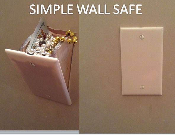 Hidden Wall Outlet Safe : 5 Steps - Instructables