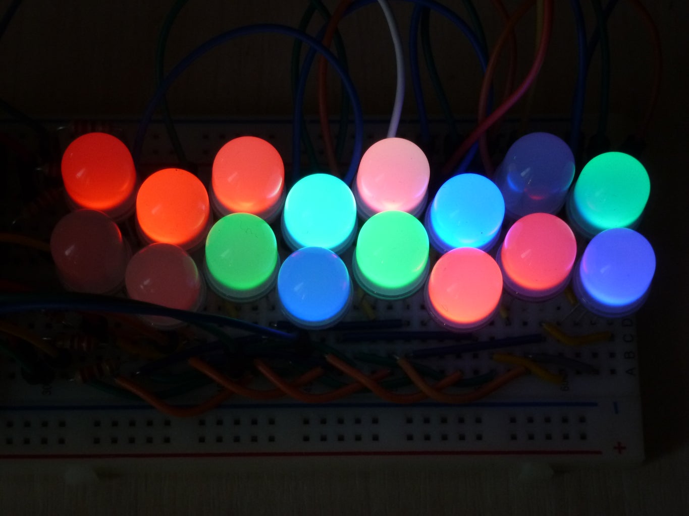 Led Multiplexing 101 6 And 16 Rgb Leds With Just An Arduino 7 Steps