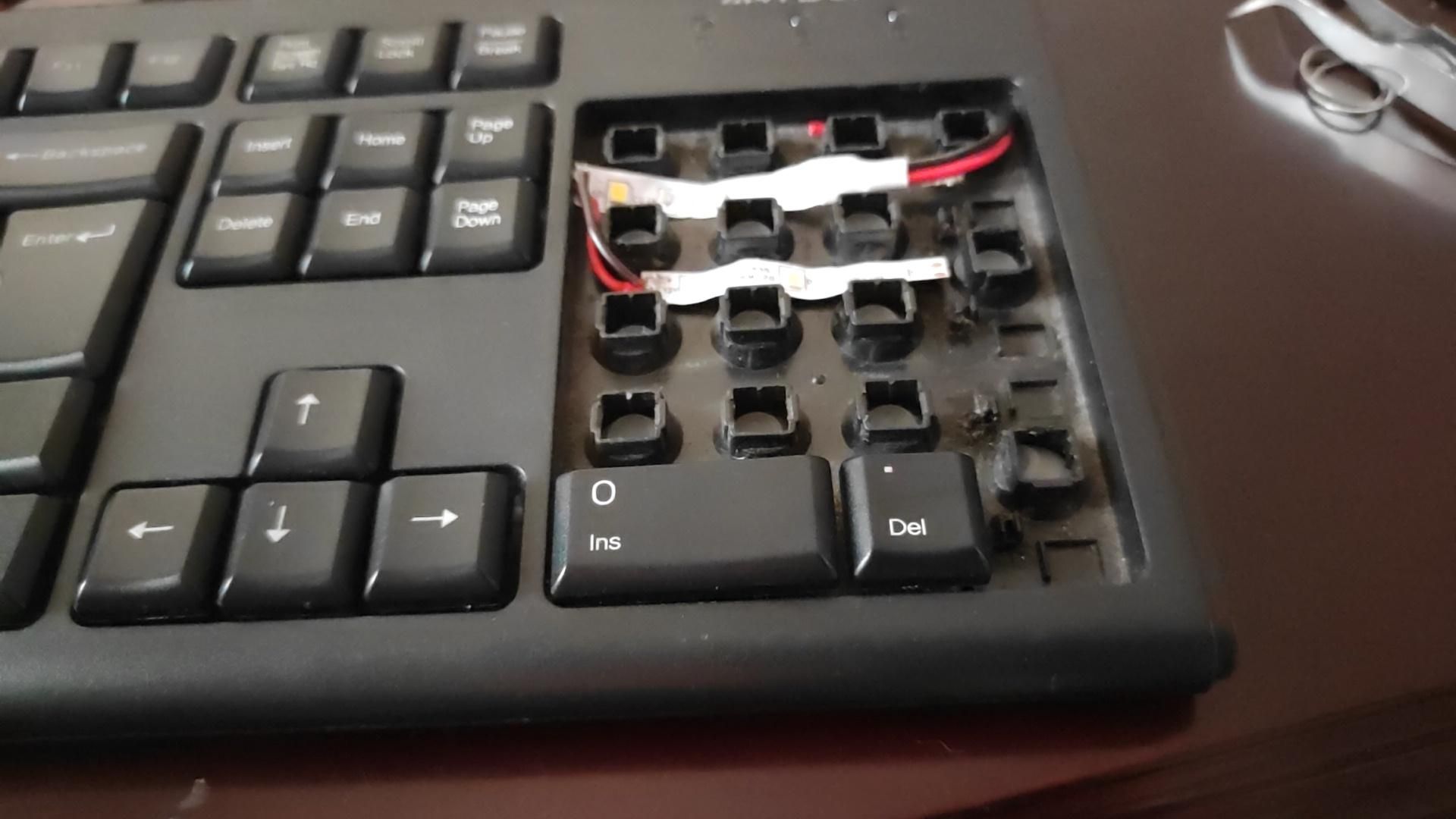 DIY Backlit Keyboard: Convert Non Backlit Keyboard Into a Backlit ...