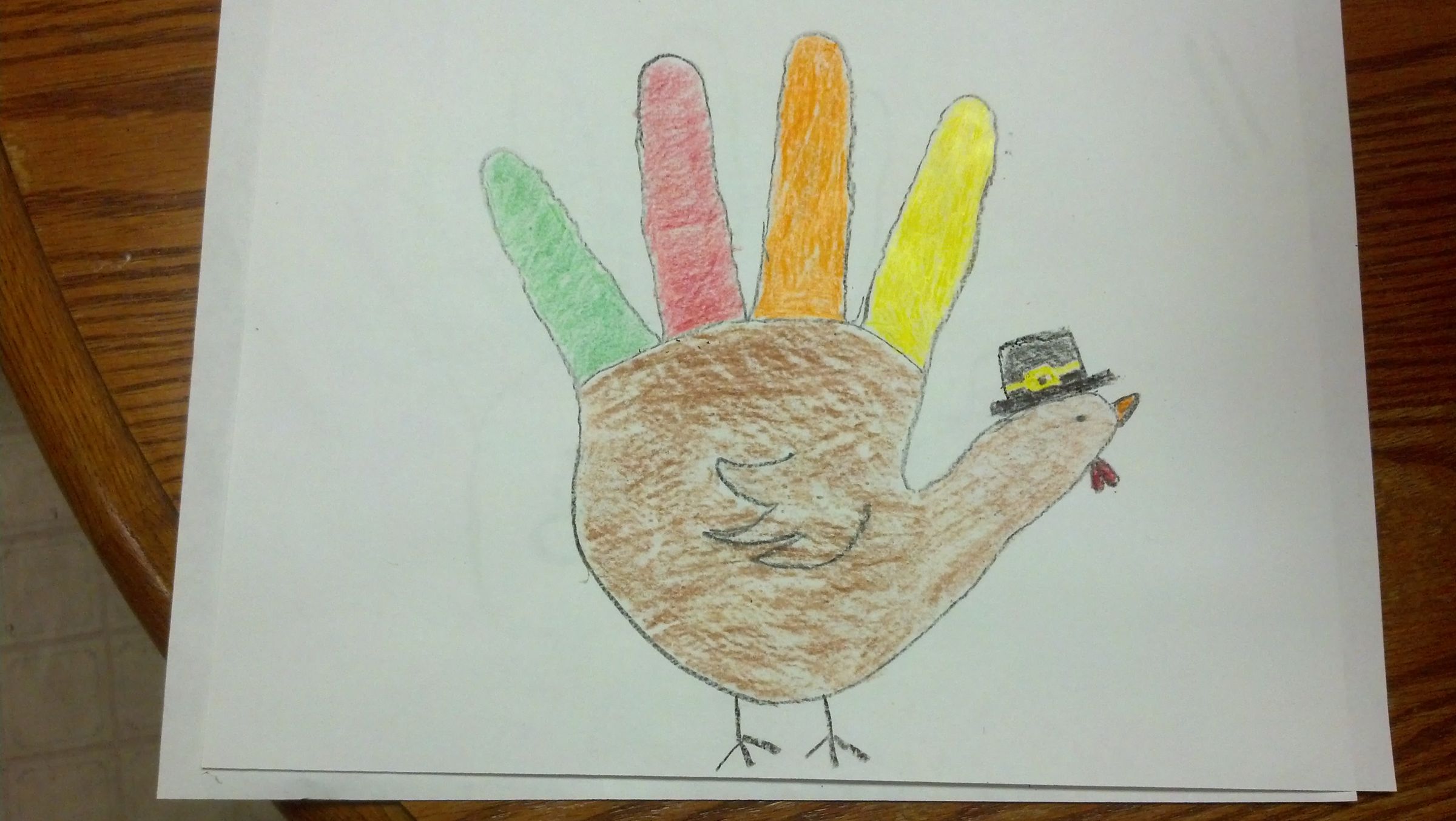 Make a Hand Turkey : 7 Steps - Instructables