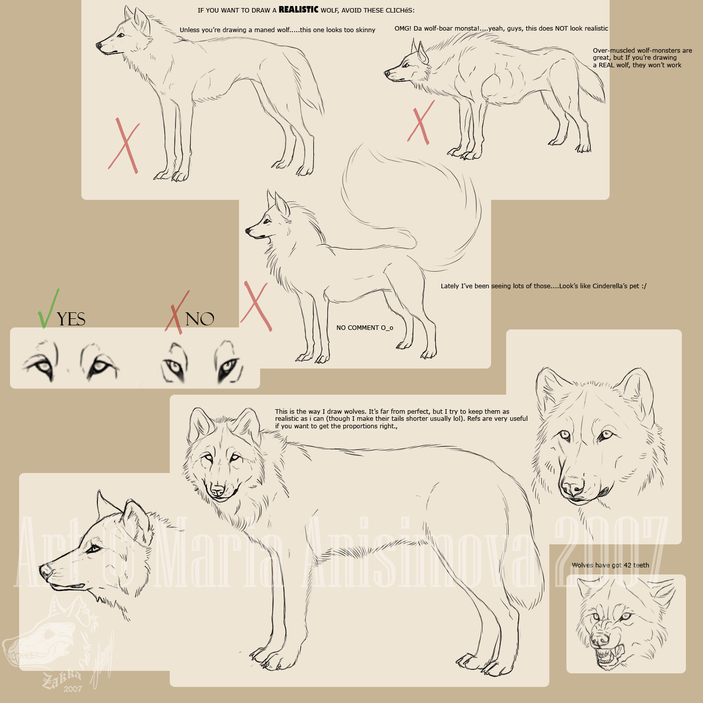 Guides to Drawing Wolves : 4 Steps - Instructables