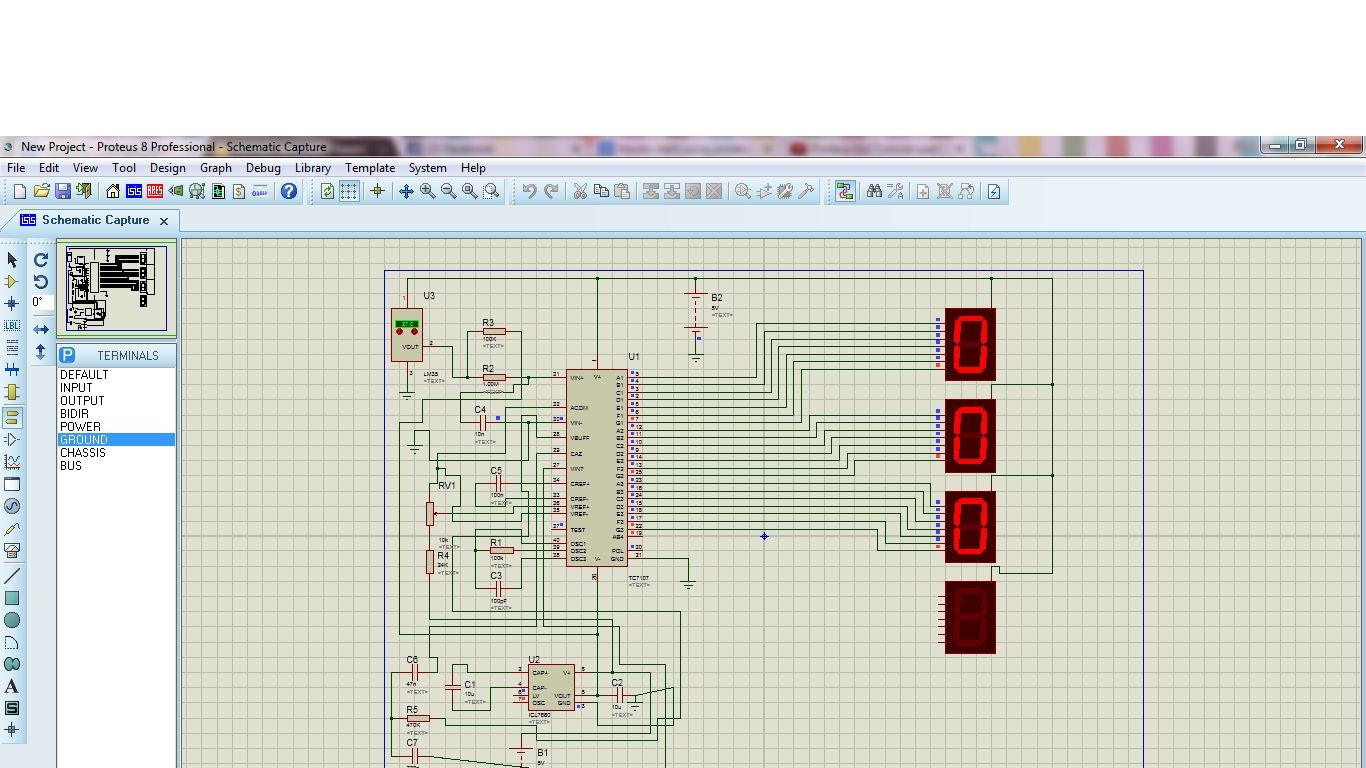 ICL7107 and LM35 based 7-segment thermometer - Instructables