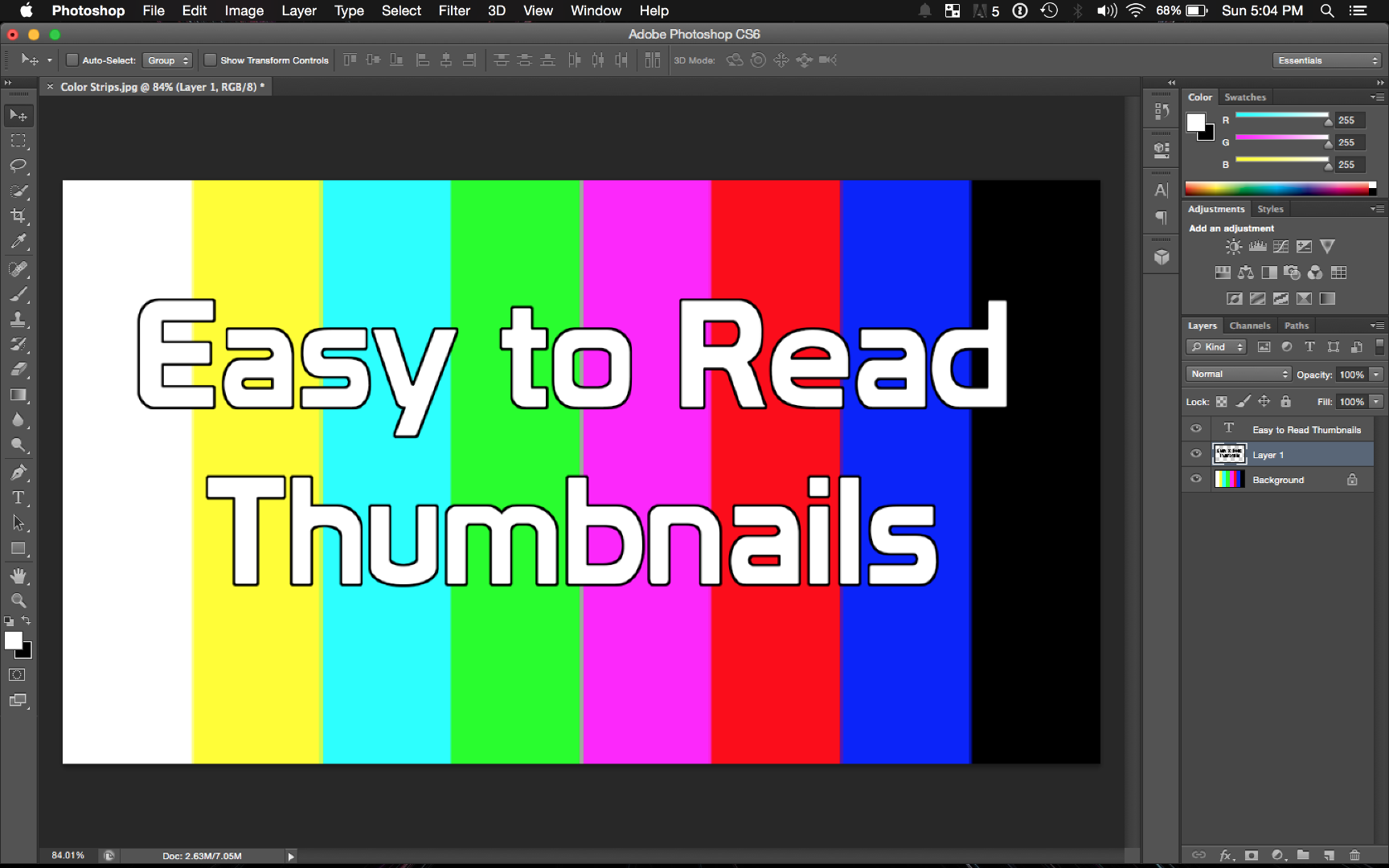 Easy to Read Thumbnails : 16 Steps (with Pictures) - Instructables