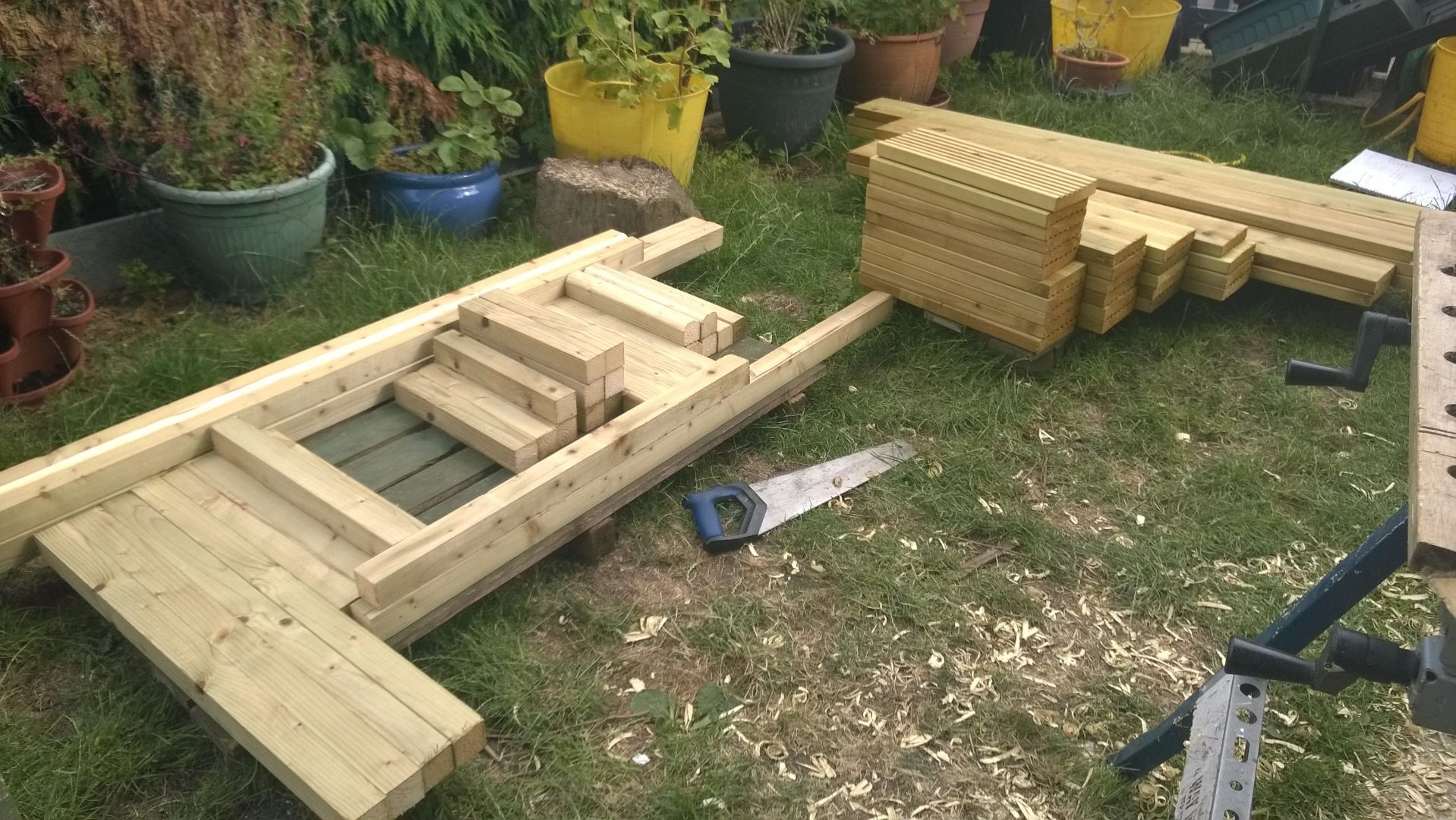 Raised Timber Pond With Waterfall and Bench : 8 Steps (with Pictures ...