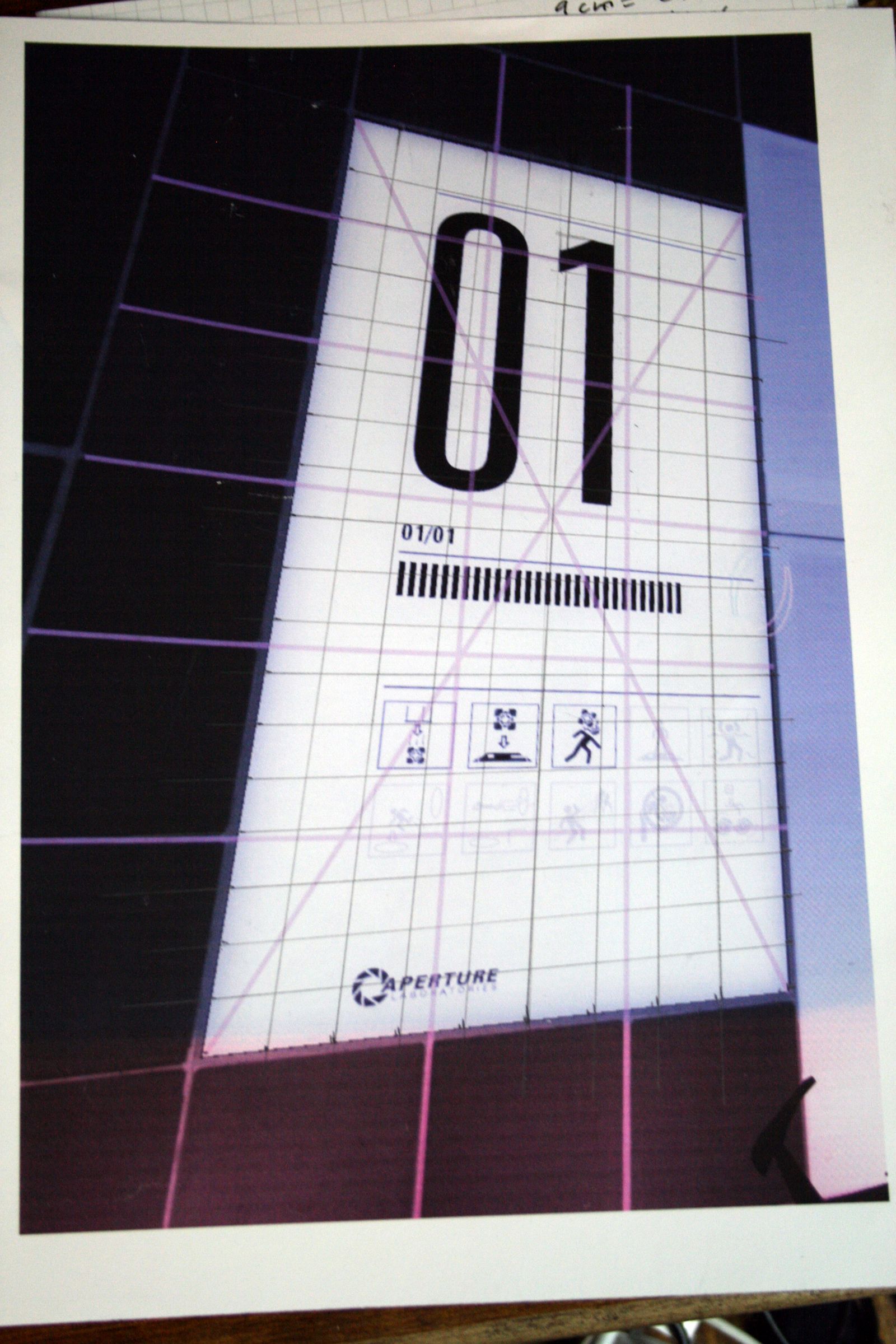 Portal Test Chamber Information Sign : 7 Steps (with Pictures ...