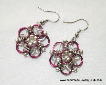 Helm Chain Maille Earrings Tutorial : 8 Steps - Instructables