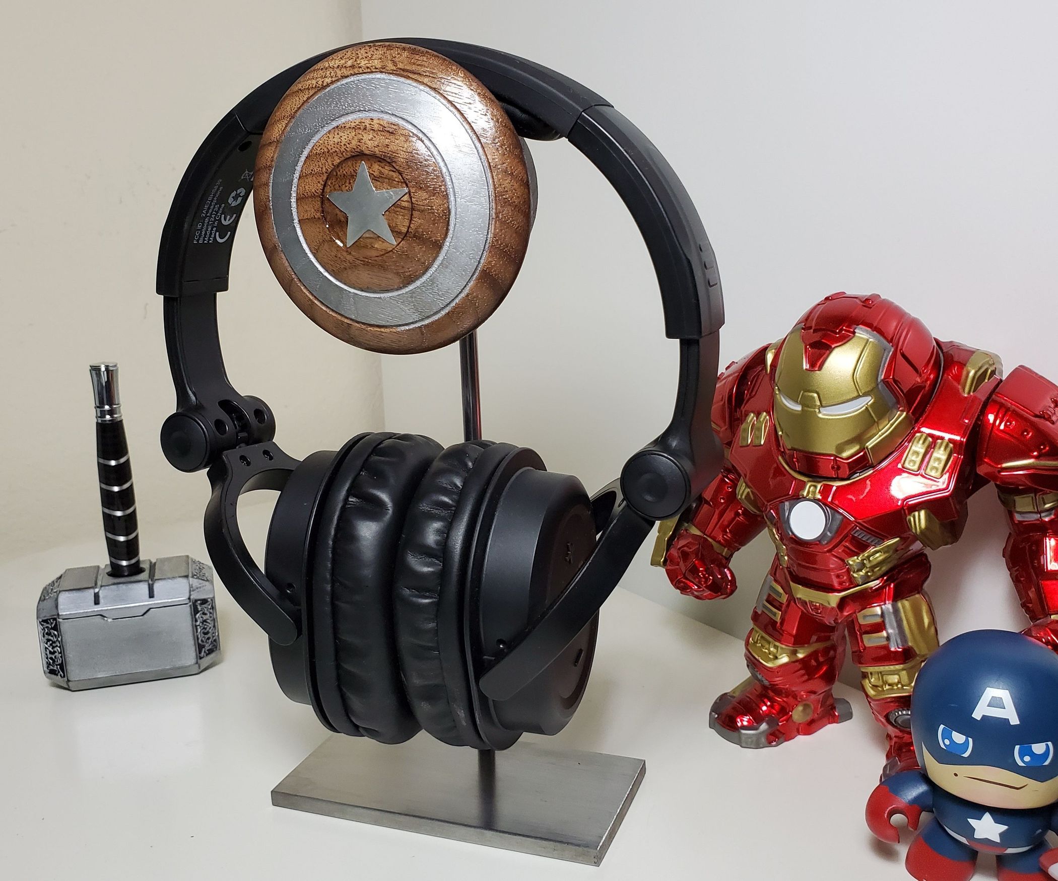 Captain America Shield - Headphone Holder : 26 Steps (with Pictures ...