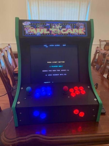 2-Player Bartop Arcade Machine (Powered by Pi) : 19 Steps (with ...