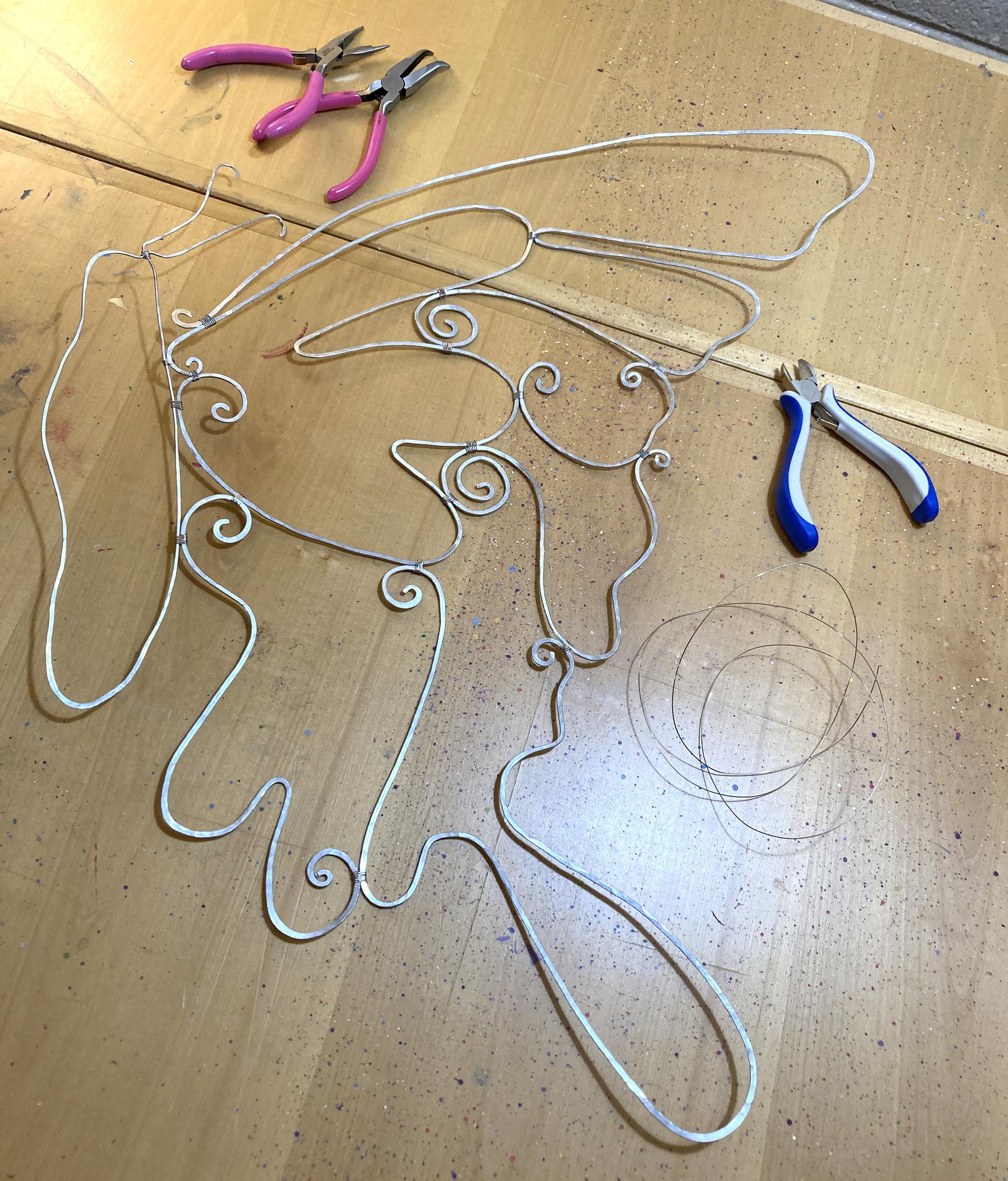 Giant Wire and Gem Butterfly : 7 Steps (with Pictures) - Instructables