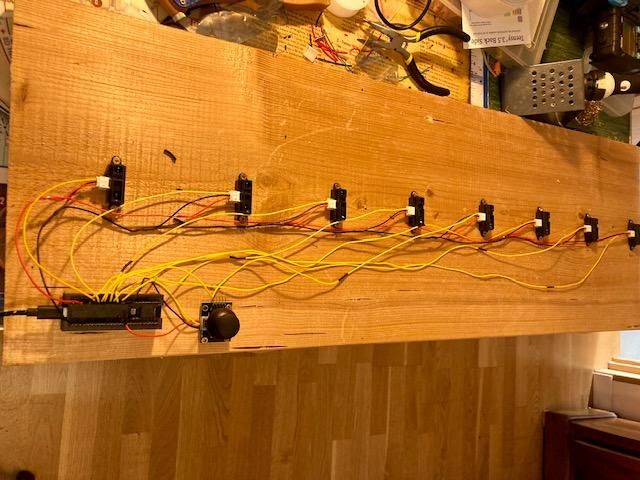 Aetherharp: Three Level, 24 Note, MIDI Air-harp. : 5 Steps (with ...