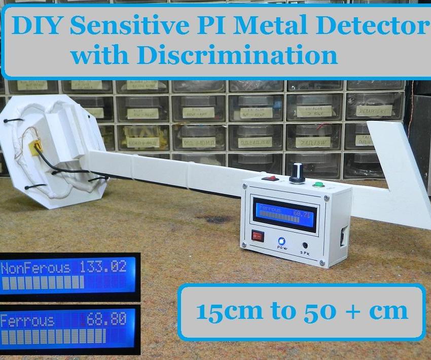 Diy Sensitive Arduino Induction Balance Metal Detector With