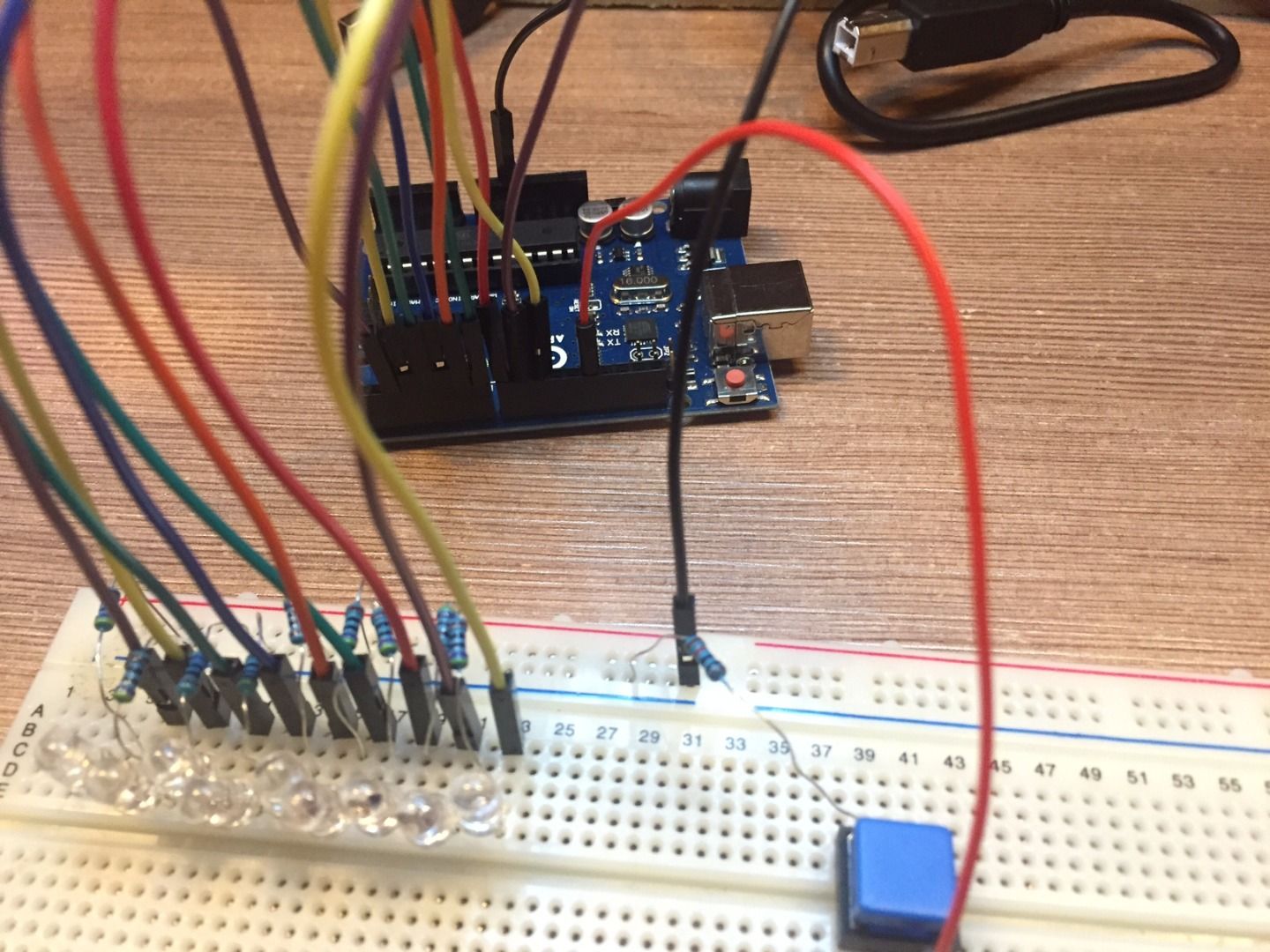 Arduino LED Rocker Game! : 4 Steps (with Pictures) - Instructables