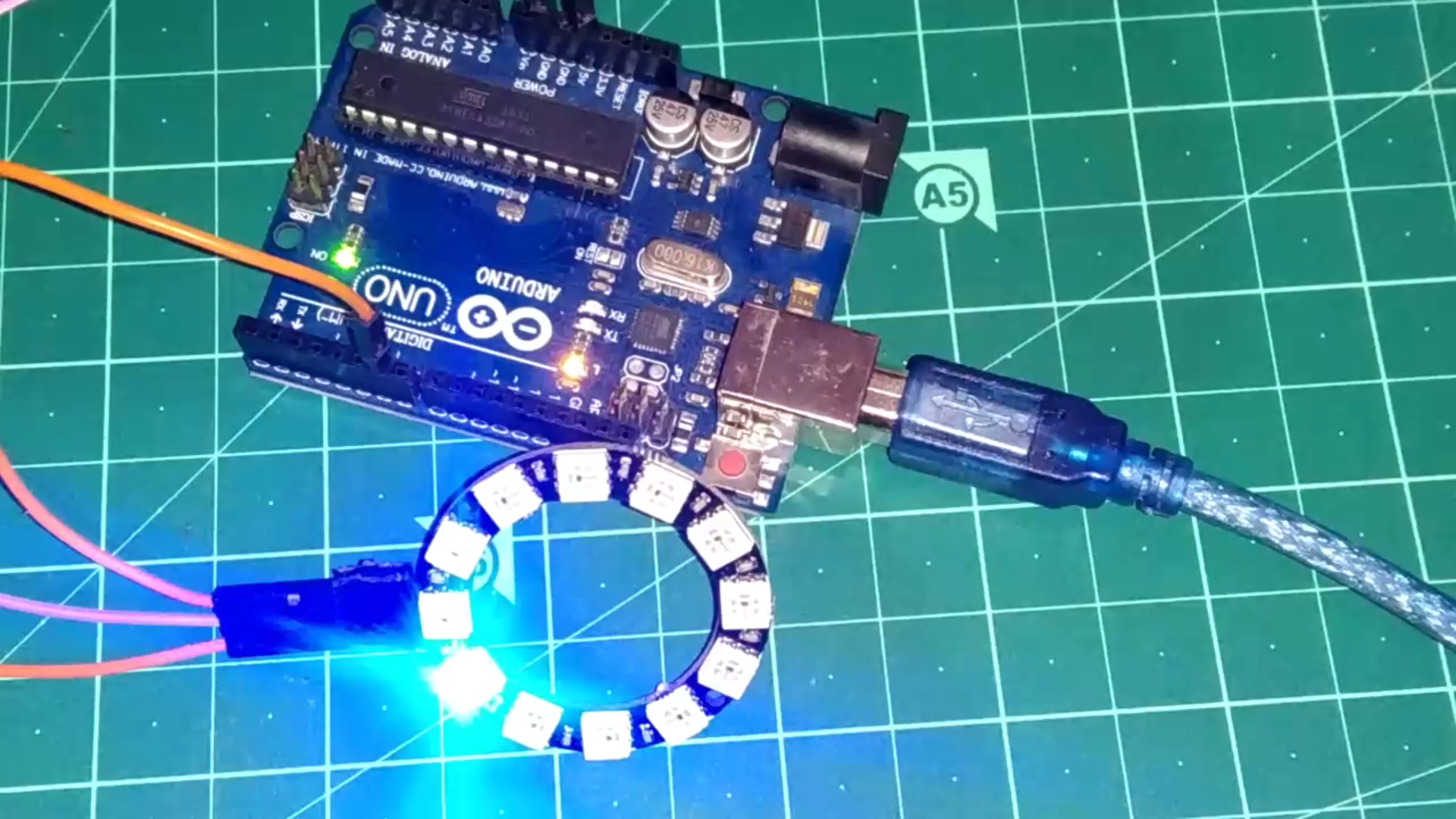 Arduino Ws2812 LED or Neopixel Led Strip or Ring Tutorial : 4 Steps ...