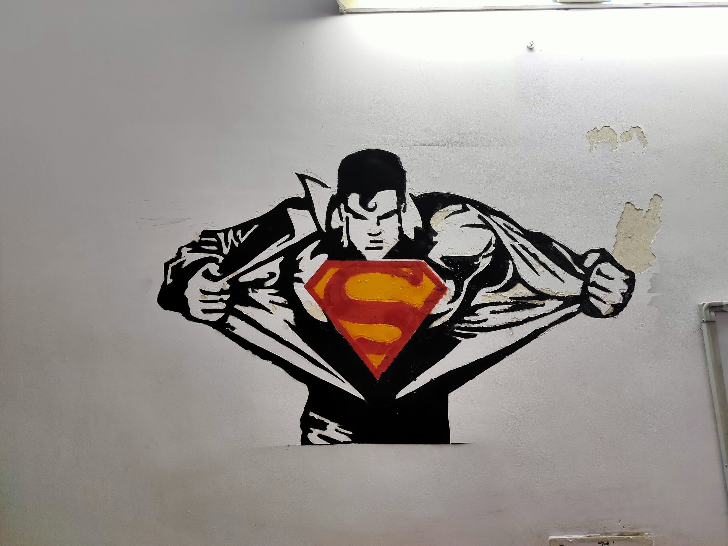 Superman Stencil