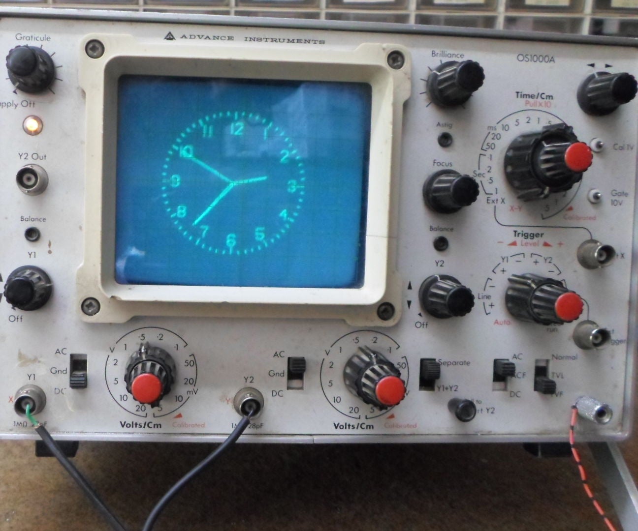 Extremly Simple Oscilloscope Clock With Esp32 Instructables