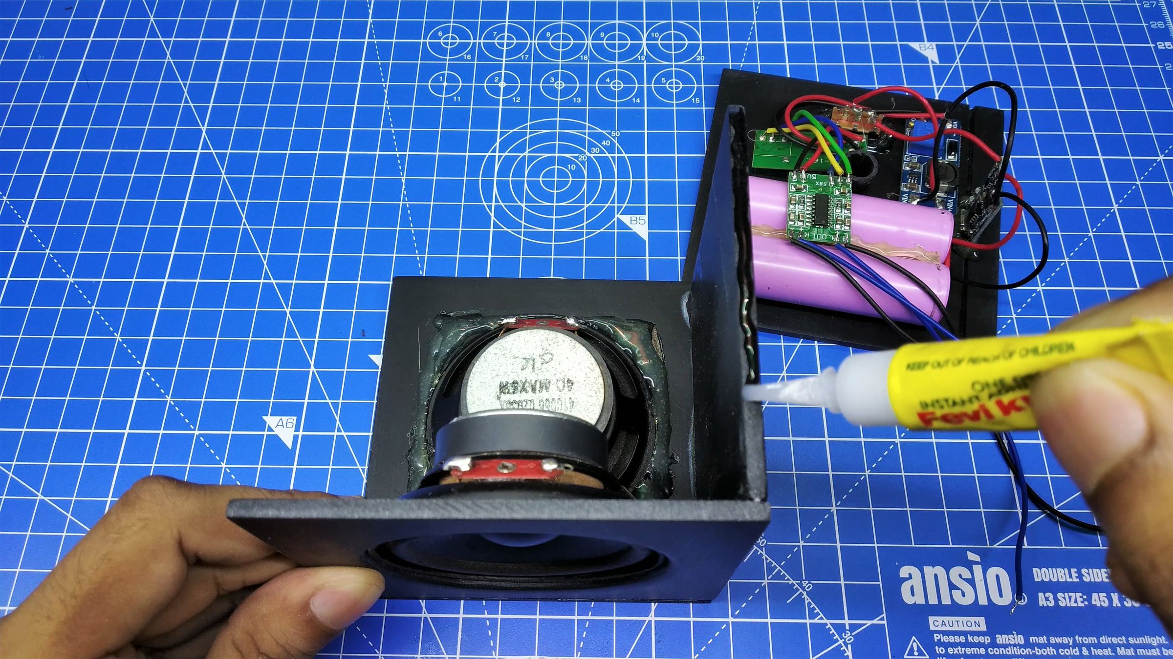 DIY Bluetooth Speaker (CubeBOX) : 11 Steps (with Pictures) - Instructables