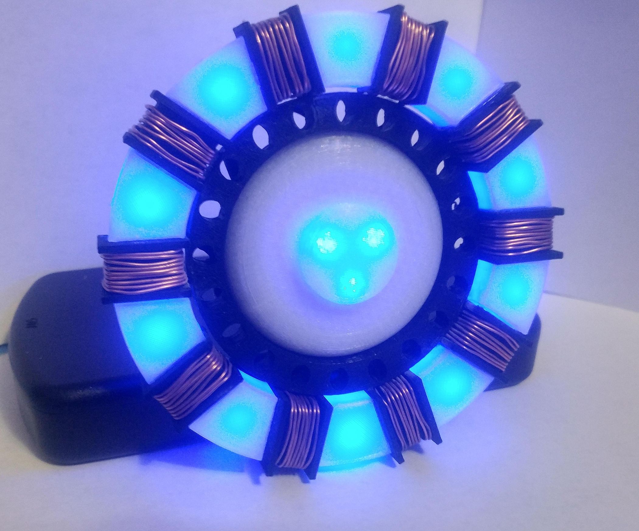 3D Printed Iron Man's Arc Reactor Prop : 8 Steps (with Pictures ...