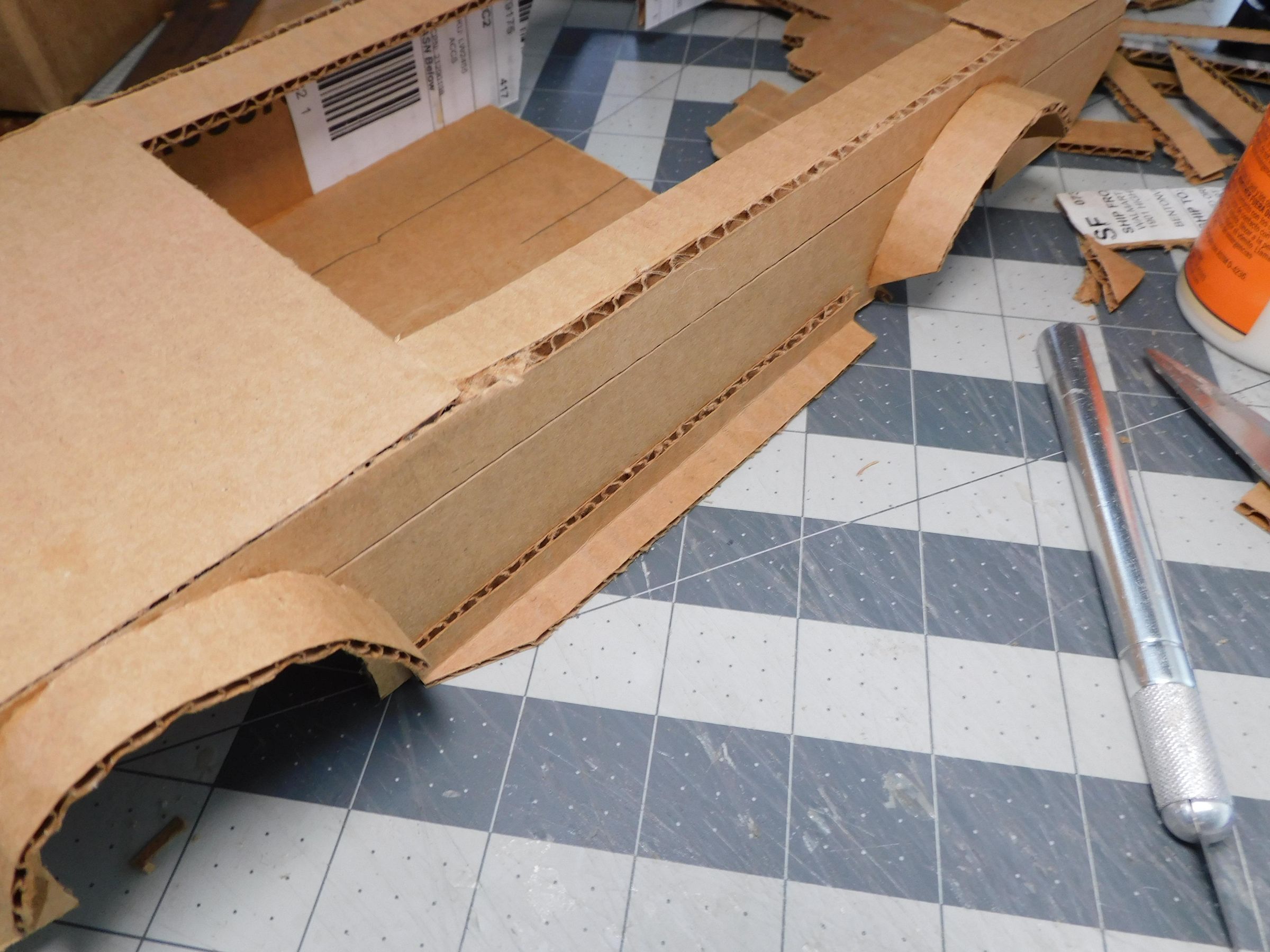 How to Make a Cardboard Replica "Dom's Ice Charger" : 11 Steps (with ...