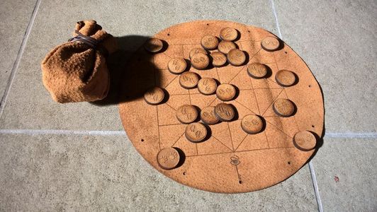 Portable Bagh-Chal Boardgame : 4 Steps (with Pictures) - Instructables