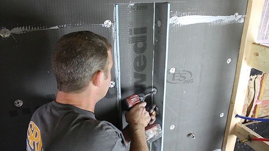 How to Build a Walk-In Shower (Part 2: Wedi Wall Installation) : 23 ...