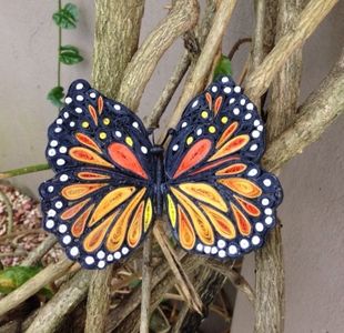 A Beautiful Quilled Butterfly : 10 Steps (with Pictures) - Instructables
