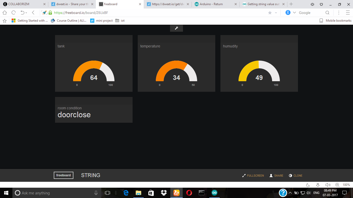HOME MONITORING USING ARDUINO AND IOT : 4 Steps - Instructables