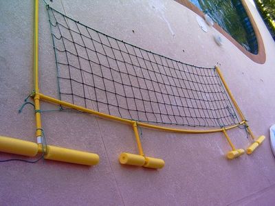 DIY Floating Pool Volleyball Net : 5 Steps - Instructables