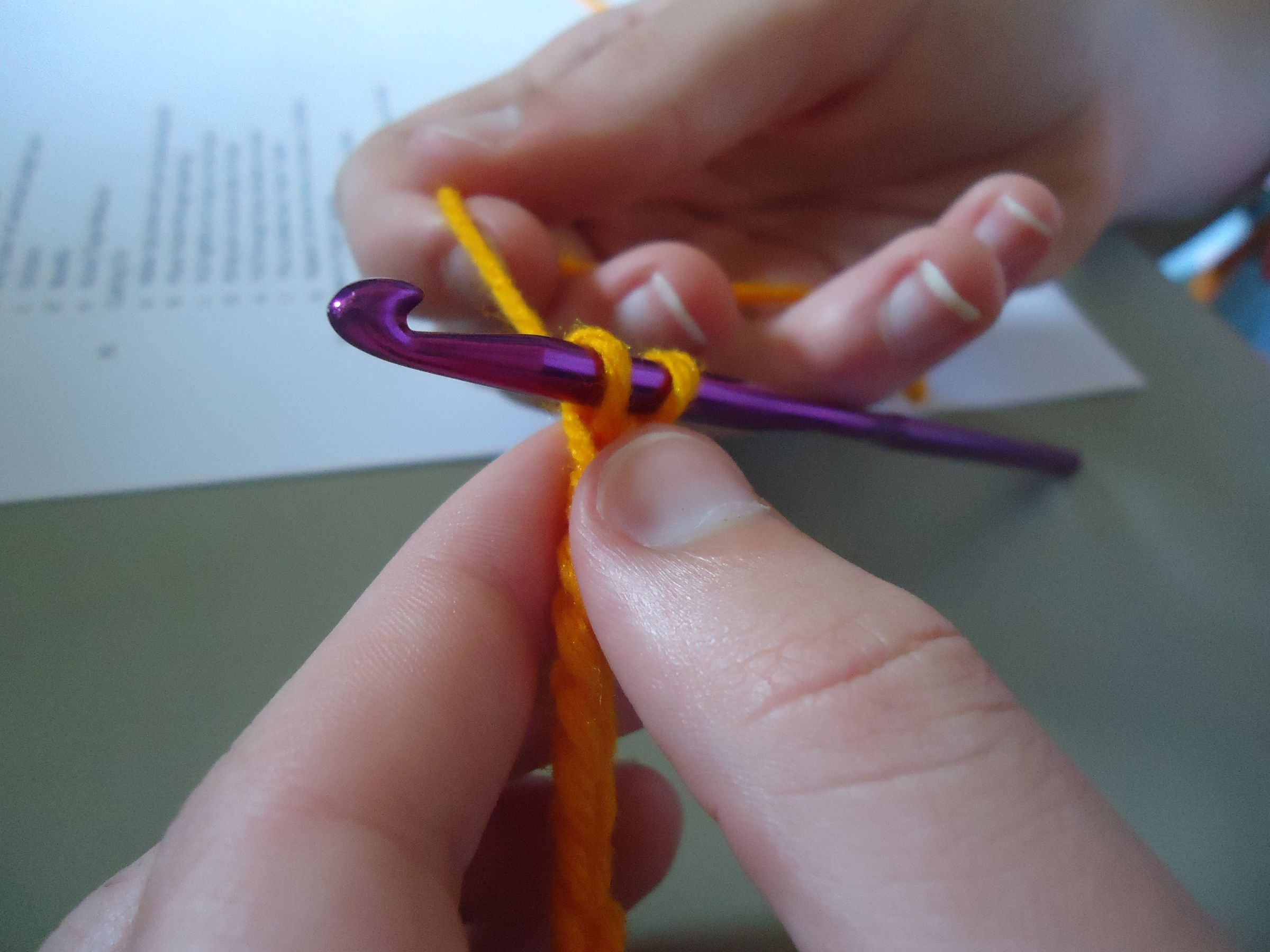 First Beginner Crochet Project: Single Crochet Square : 18 Steps (with ...