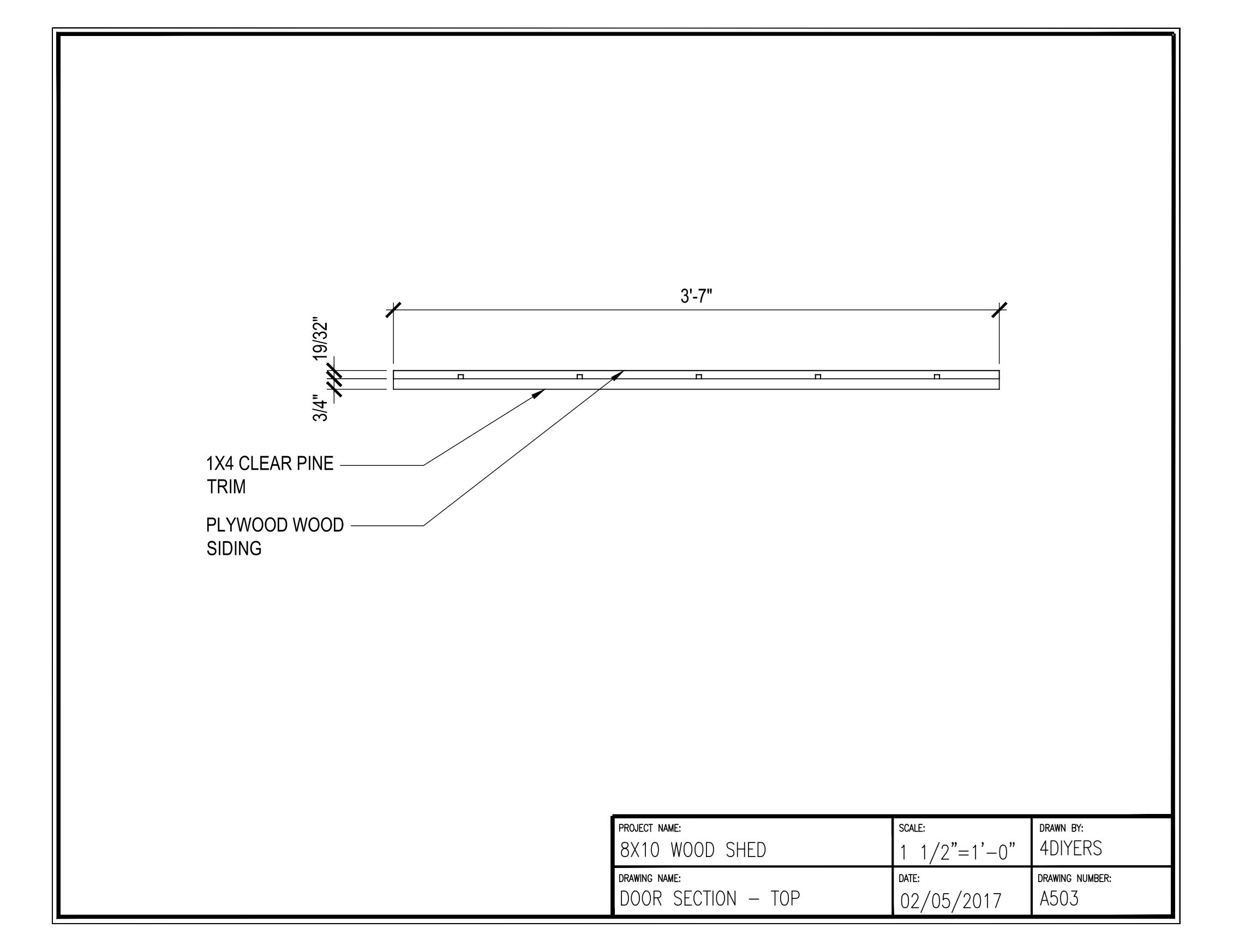 8x10 Shed Plans (Free) - Instructables