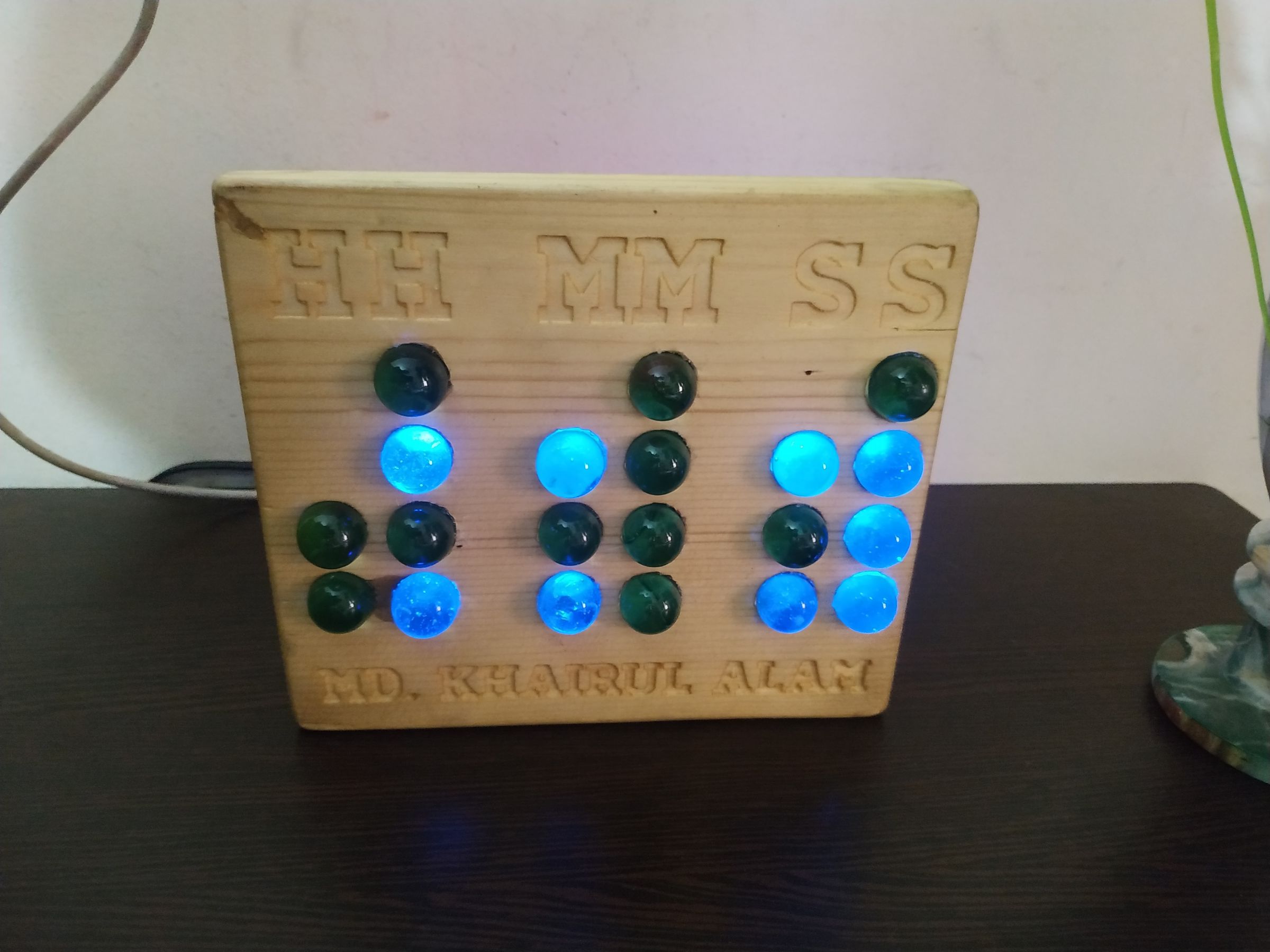 Binary Desk Clock | Trybotics