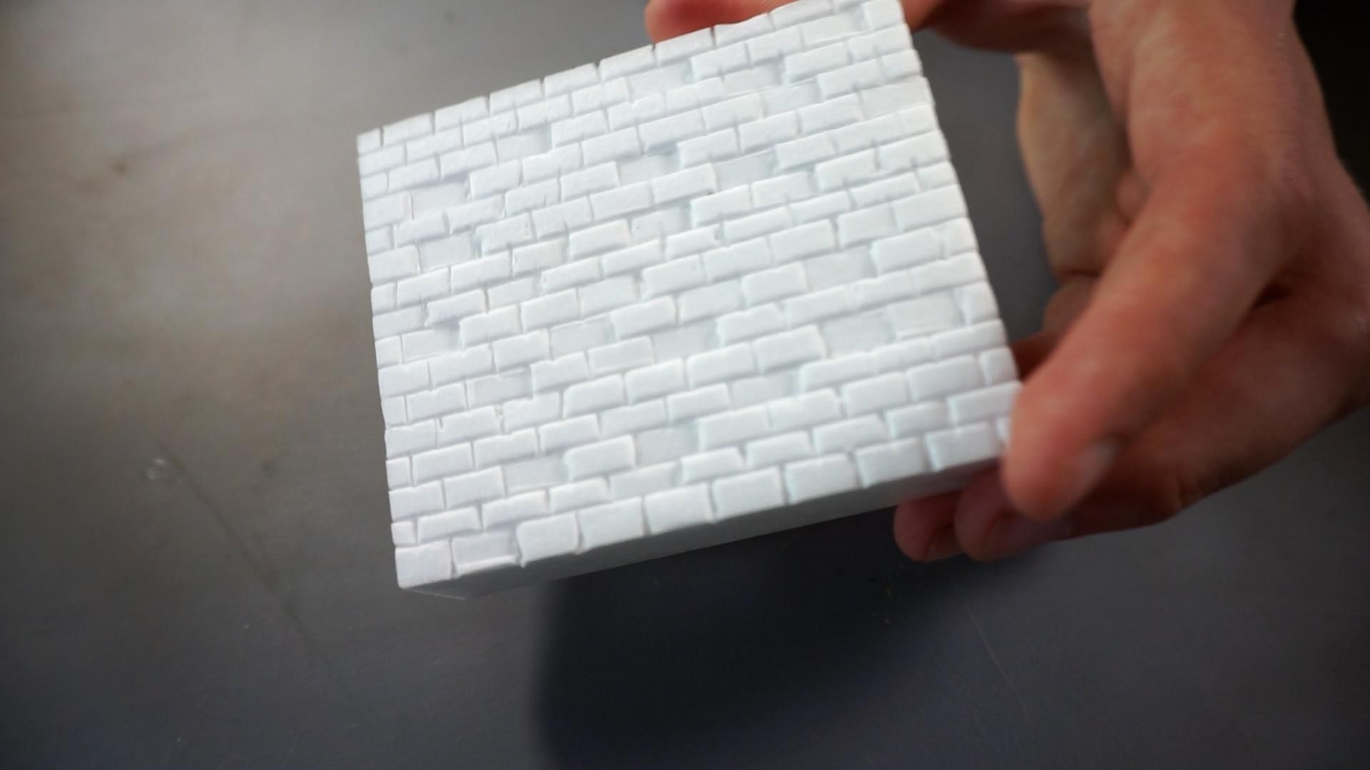Turn Foam Into a Hyper-Realistic Brick Wall Model : 16 Steps (with ...