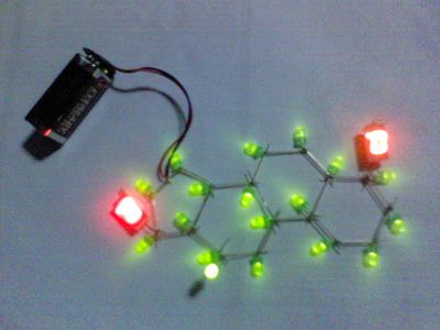 LED Chemical Structure Sculpture : 6 Steps - Instructables